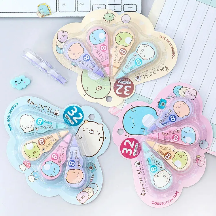 /Pack Kawaii Sumikko Gurashi White Out Correction Tape, Promotional ...