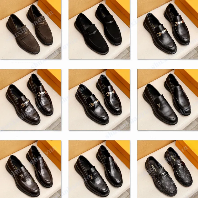 Wholesale Natural Leather Loafers Men Metal Chain Slip On... At Only ...