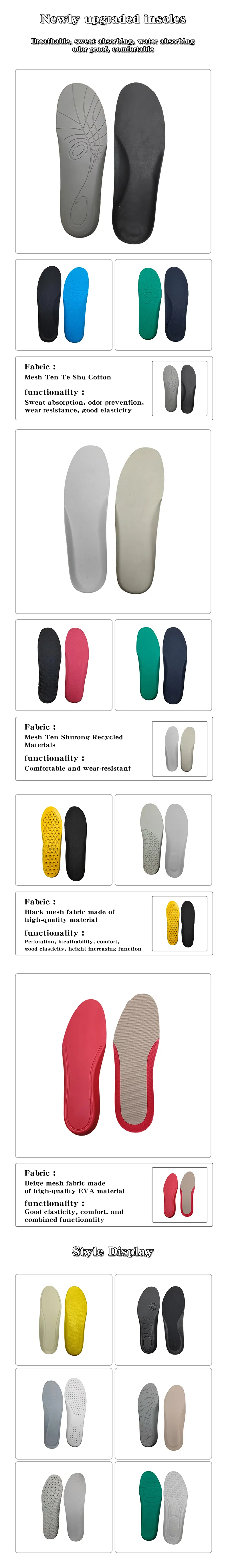 Suitable Sports Insoles for Adults - Sweat Wicking, Odor Proof, and ...