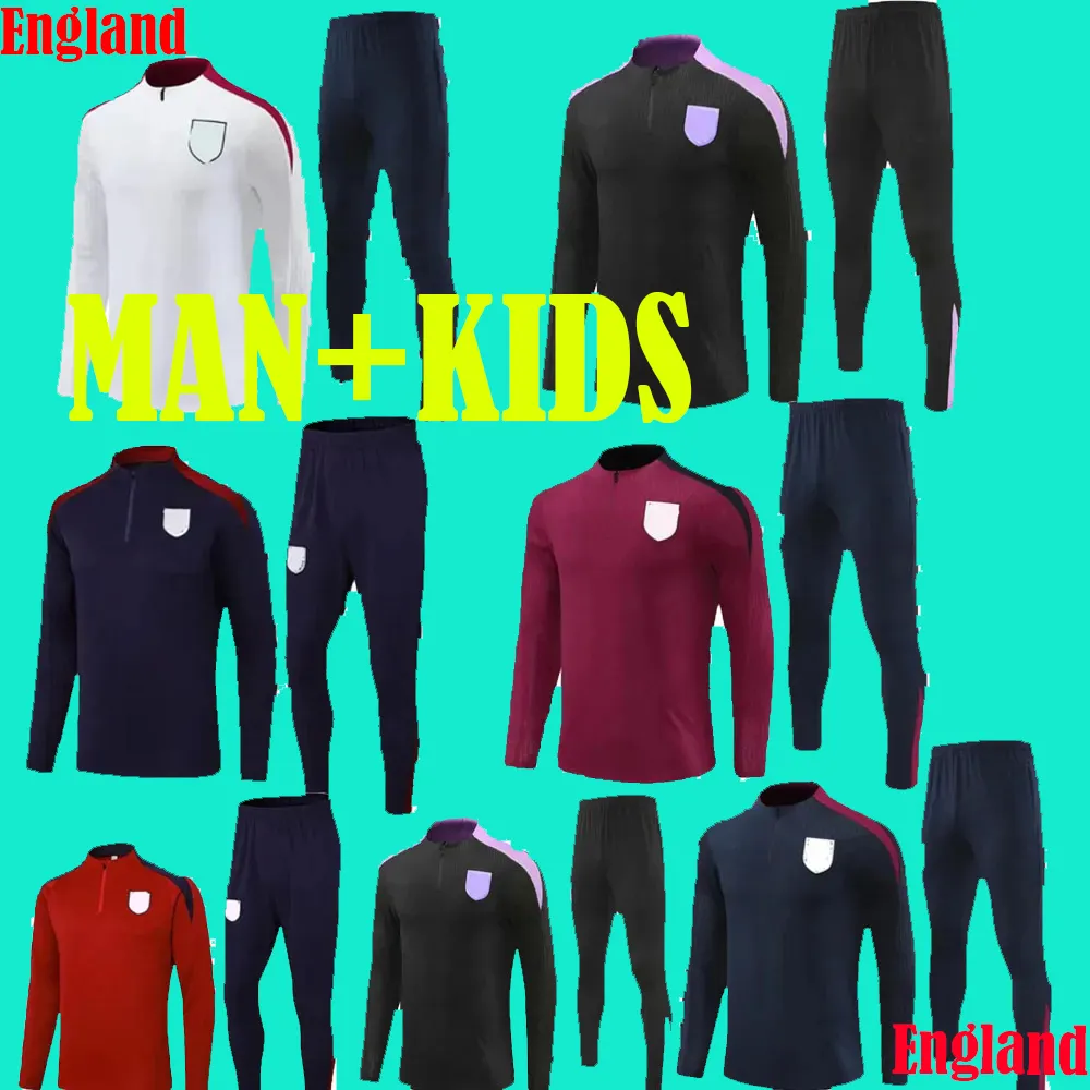 2025 England Soccer Tracksuit Jersey Training Suit: Kane, Sterling ...