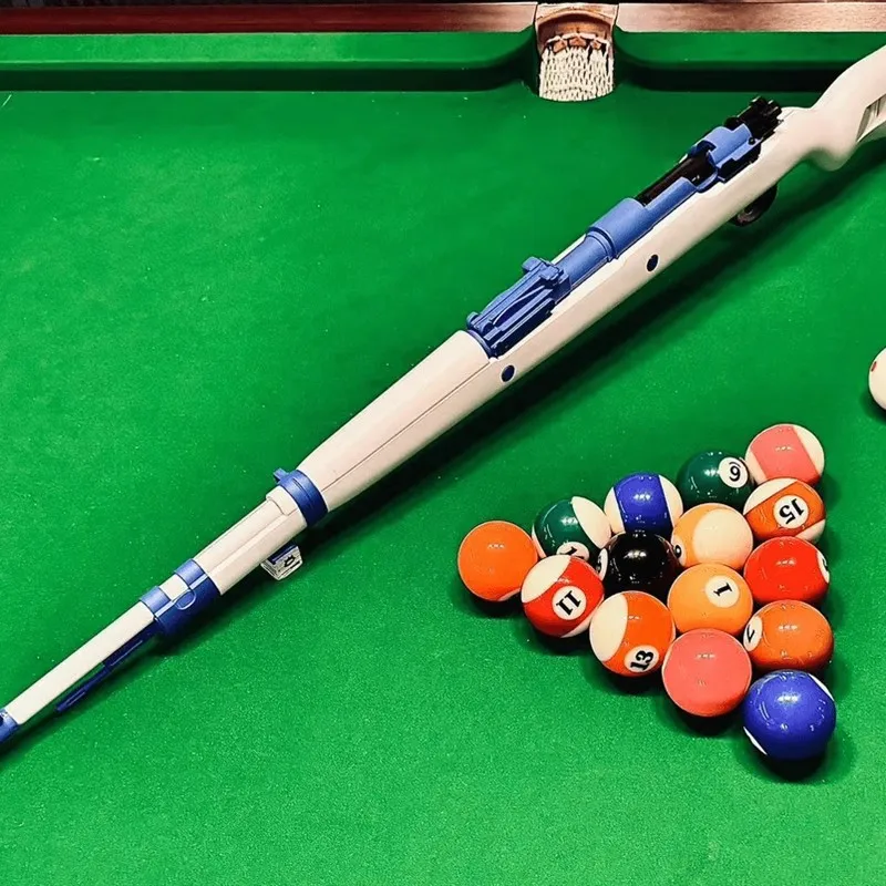 Pool Cue Toy Sniper Rifle Model, Plastic 1:10 Scale, Spring Automatic ...