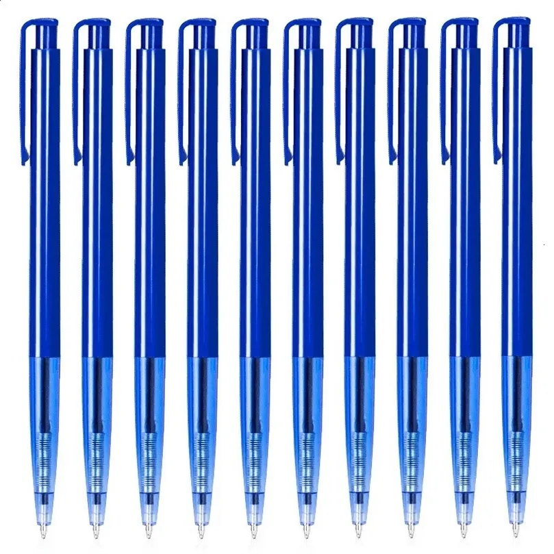 DeliBullet Ballpoint Pen Set Fine Point 0.7mm Blue Ink Pens For Office ...