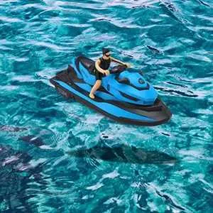 4GHz High-Speed 1:14 Scale Remote Control Jet Ski Model Toy Motorboat ...