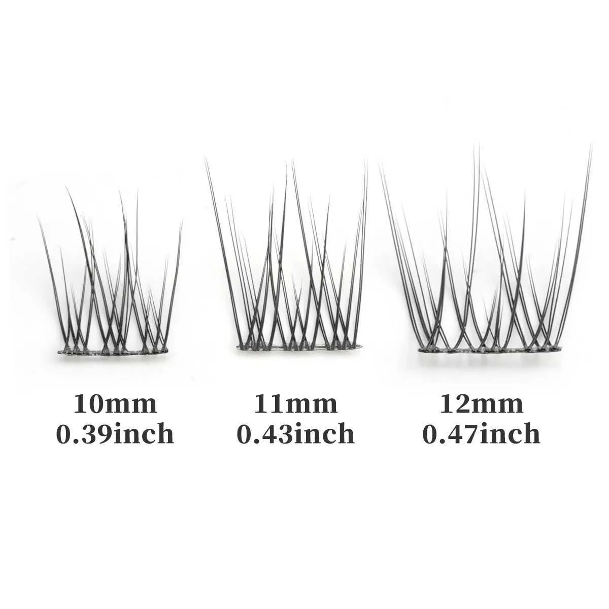 DIY Cluster Lashes, 3614 Rows, Individual Lash Clusters, 80D 100D ...