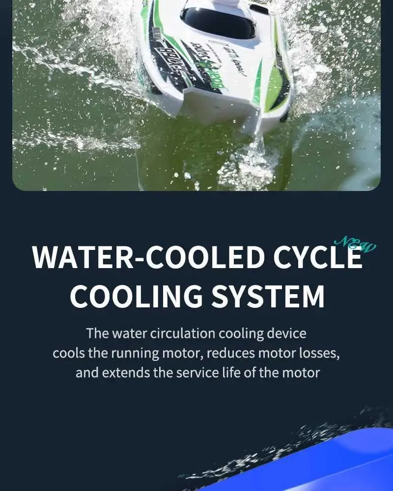 24G Brushless RC Boat TX768: 24G Remote Control Turbojet Speedboat ...