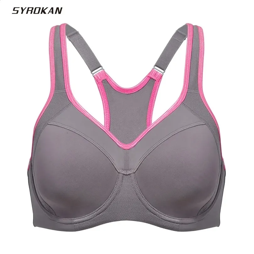 Syrokan Sports Women's Push Up Full Support High Impact Racerback ...