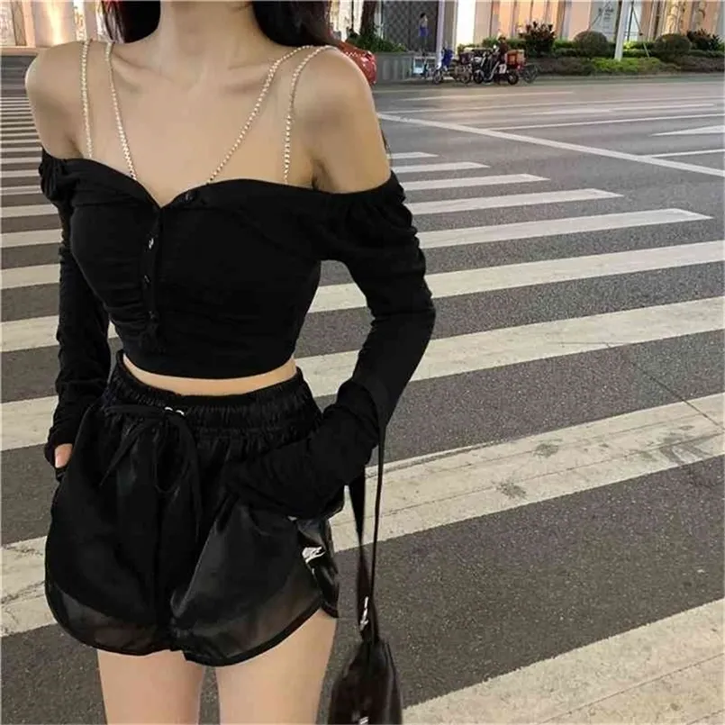 Black Floral Sleeveless Women's Camisole Vest Short Length Acetate ...