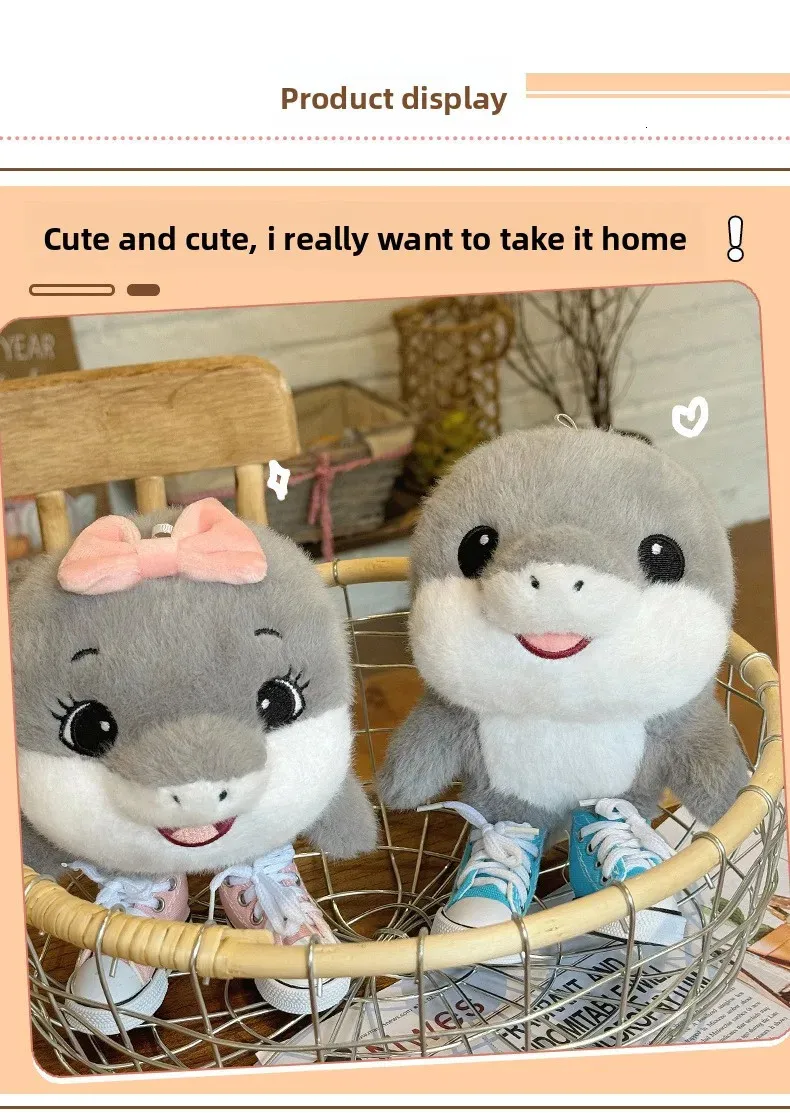 Cute Brainrot Al Tralalero Trala Shark Hambo Plush Doll Soft Stuffed ...