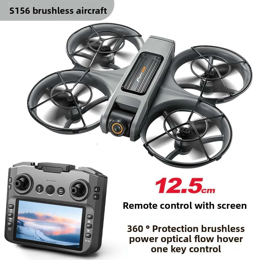 Camera Drone S156 Brushless Drone With Screen Remote Control, FPV Drone ...