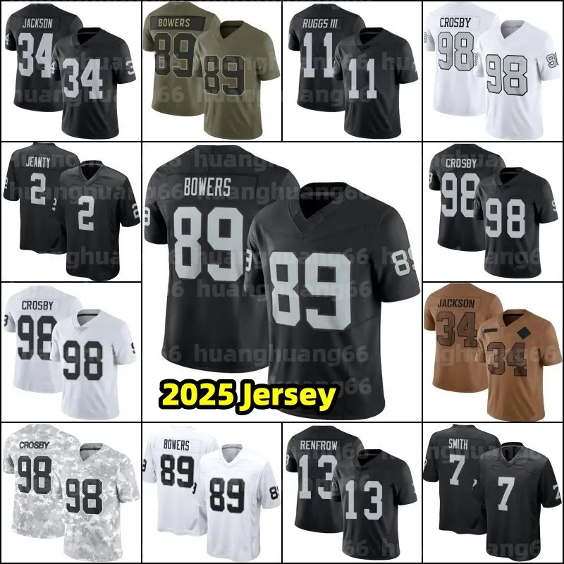 15 Fernando Mendoza Brock Bowers Football Jersey Maxx Crosby Bo Jackson ...