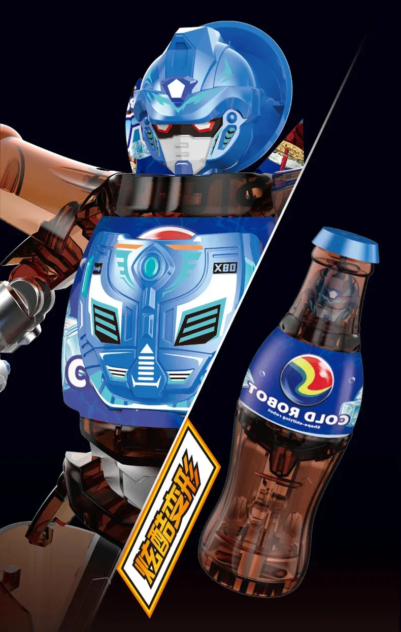 Children's Deformation Toy: Simulation Drink Cans Free Deformation ...