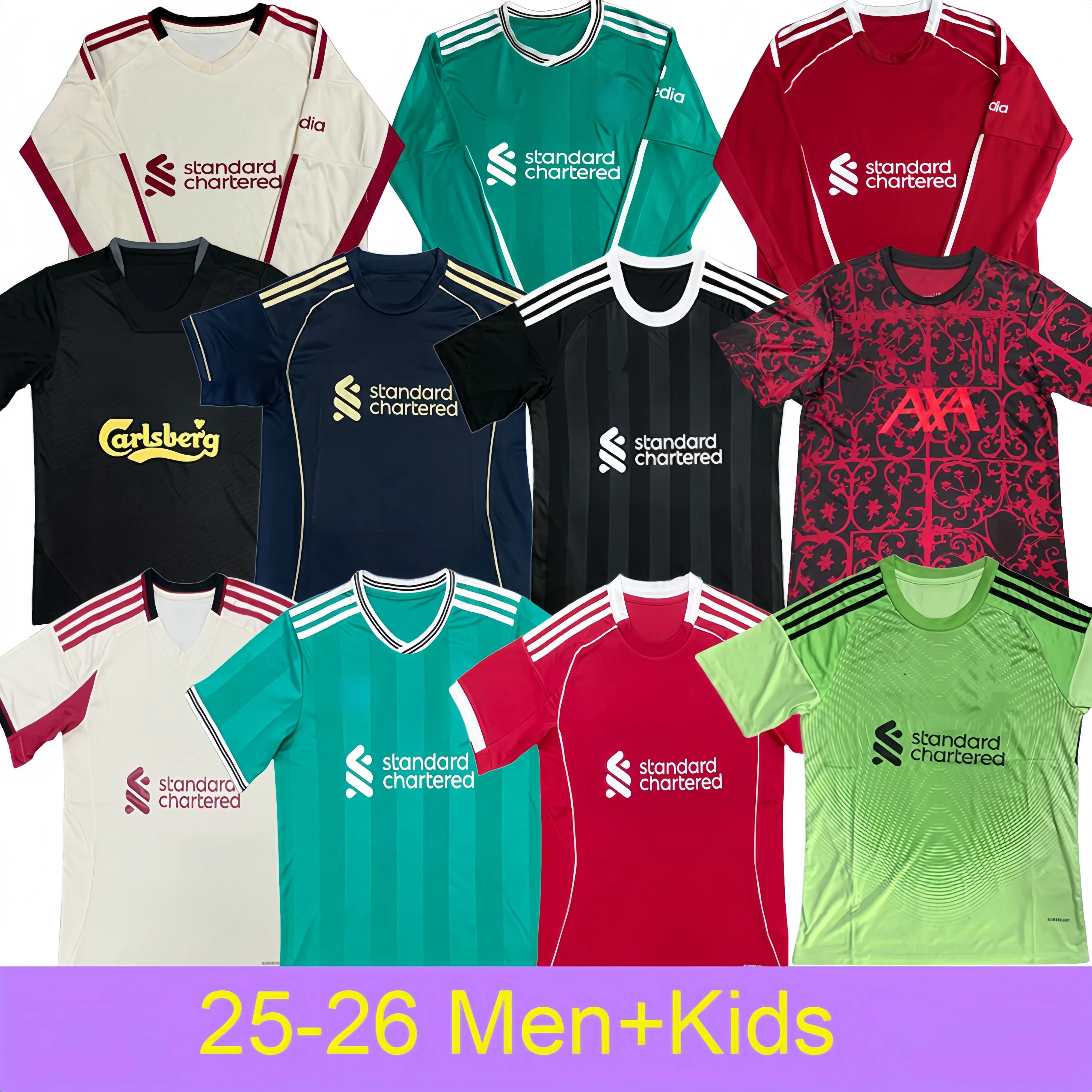 25 26 WIRTZ Salah ISAK Match Kits MAC ALLISTER Soccer... From Peterzhag ...