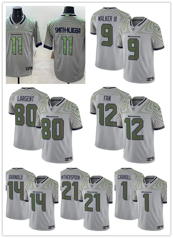 NFL Seahawks Jaxon Smith Njigba 12s Cooper Kupp Devon Witherspoon ...