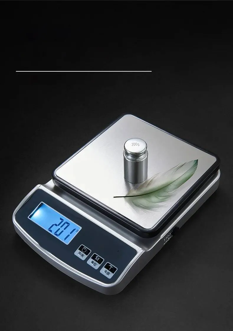 Gianxi Electronic Digital Kitchen Scale - Stainless Steel Weighing ...