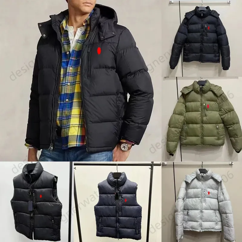 Polo Designer Winter Puffer Jacket For Men And Women, Thickening Warm ...