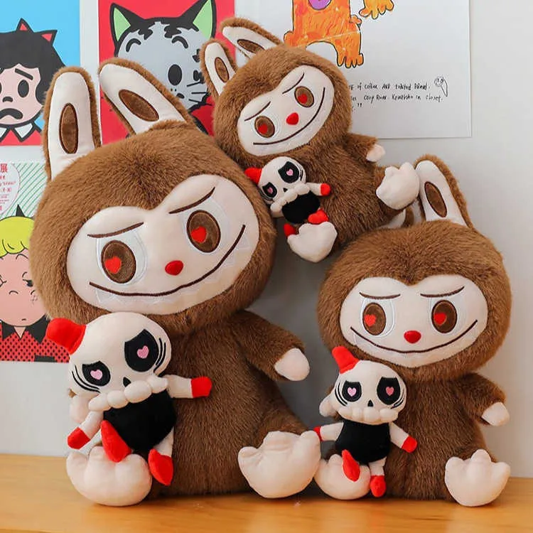 Labubu And Tycoco Skelanimals Plush Cute Stuffed Dolls For Couples ...