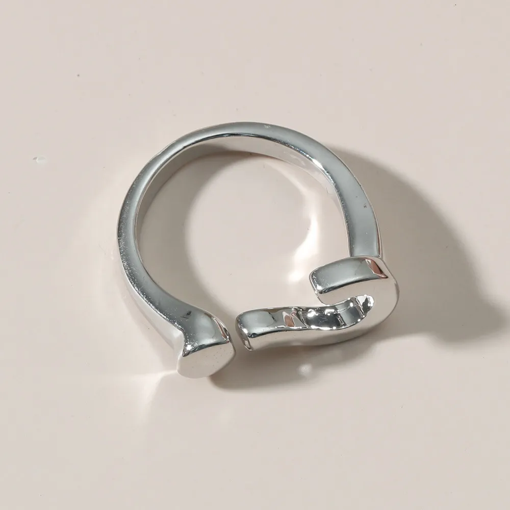 Korean Ins Cold Style Creative Open Question Mark Niche Design ...