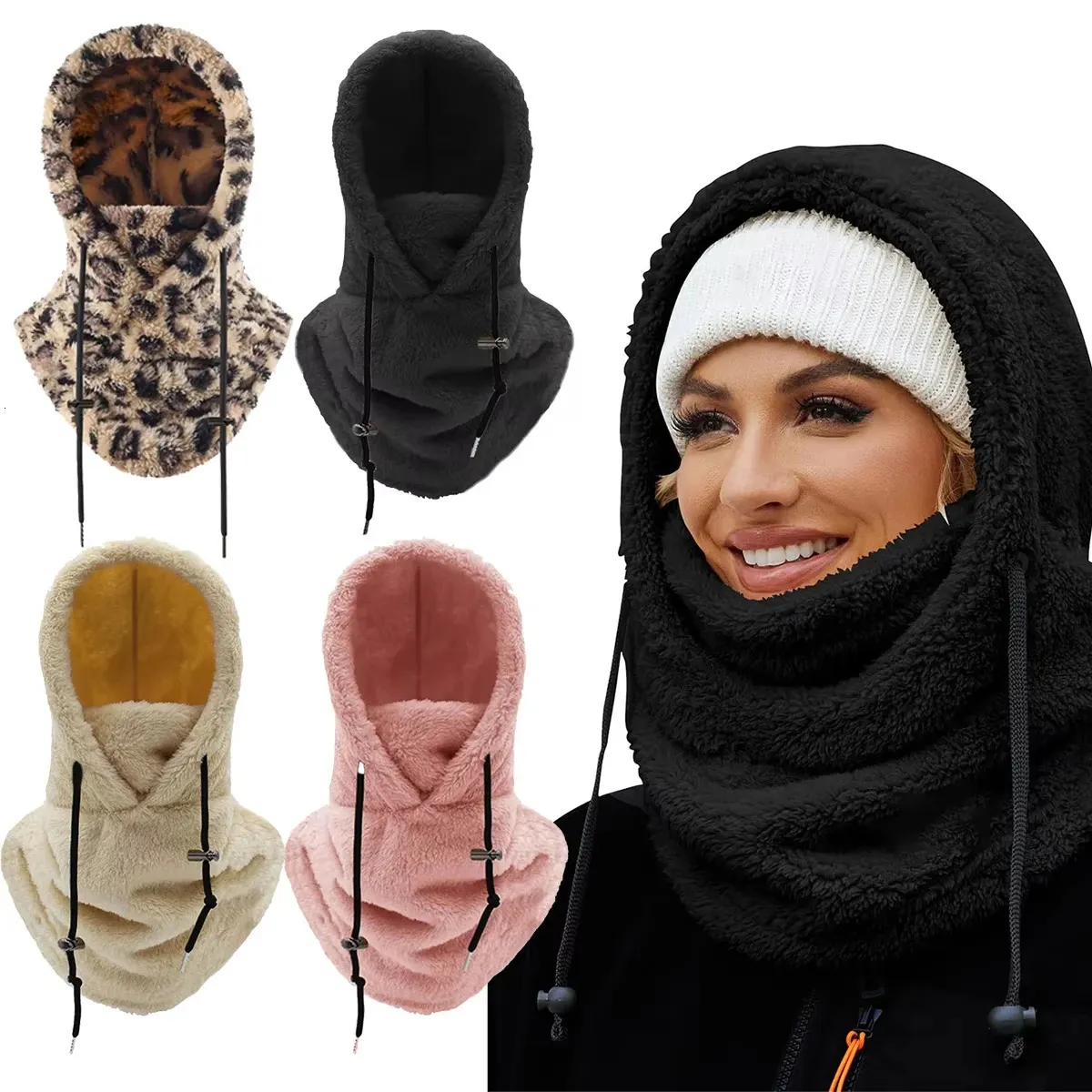 Balaclava Wind-Resistant Winter Face Mask Fleece Ski Mask for Men and ...