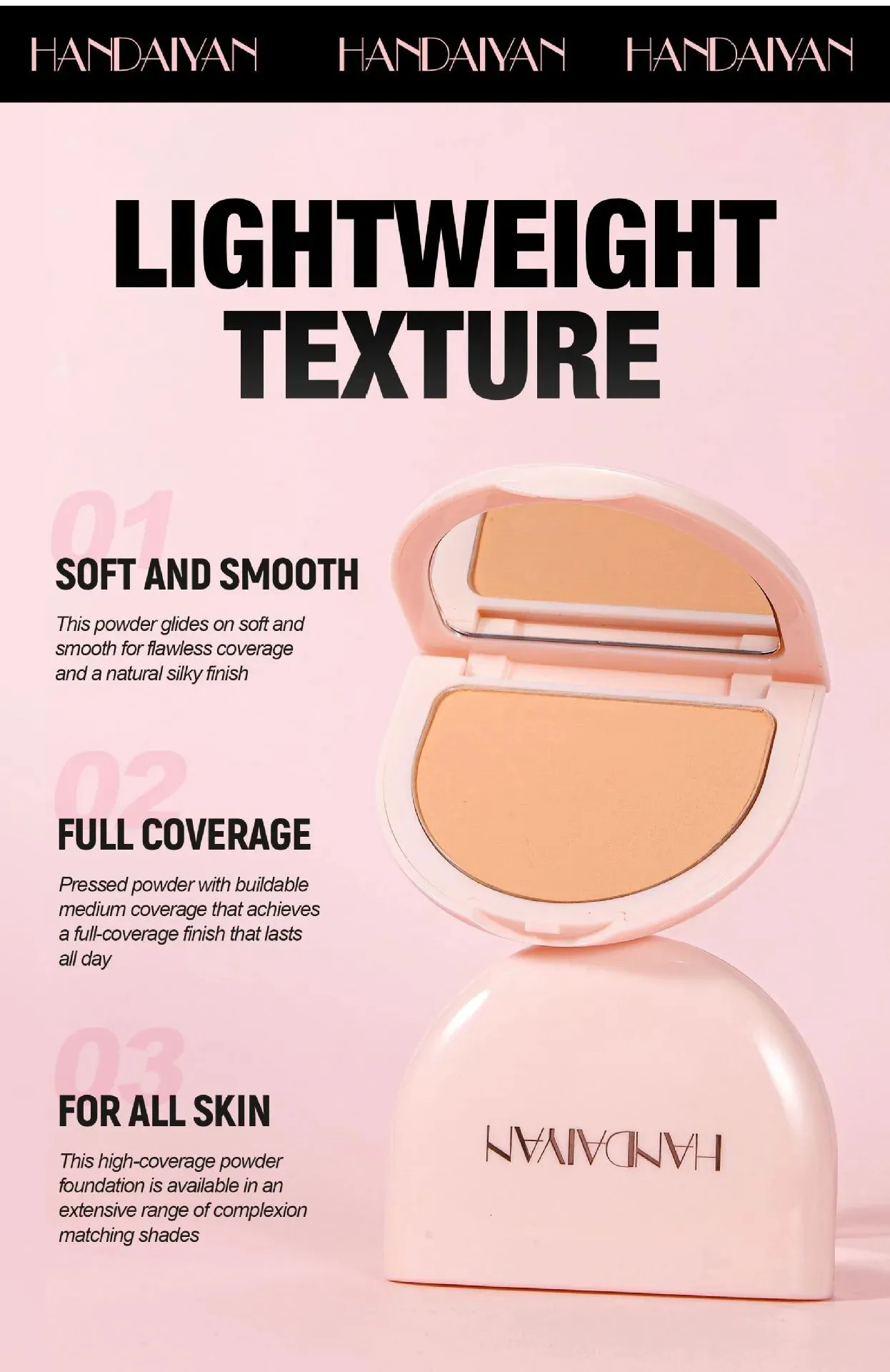 Matte Face Pressed Powder, 24 Hour Oil Control, Natural Setting, Full ...