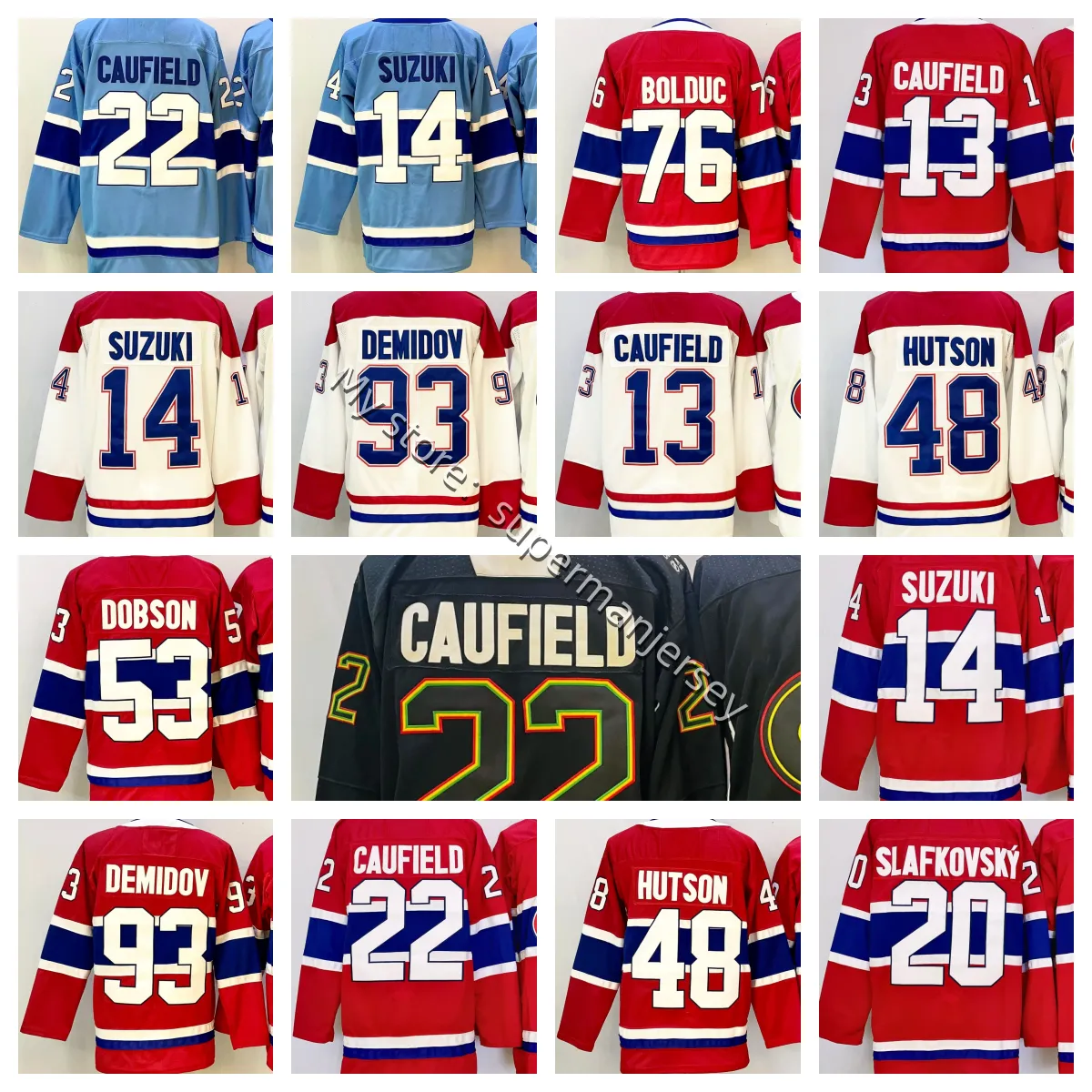 Montreal Canadiens Hockey Cole Caufield, Nick Suzuki,... From ...