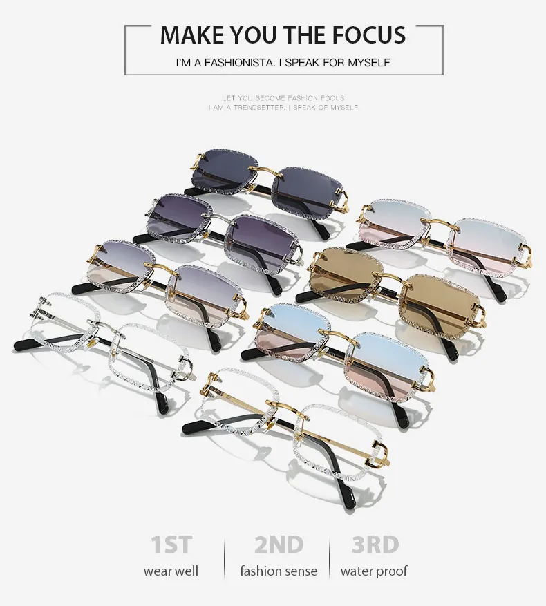 Designer Sunglasses: Classic Rectangular Frame With Water Buffalo Horn ...