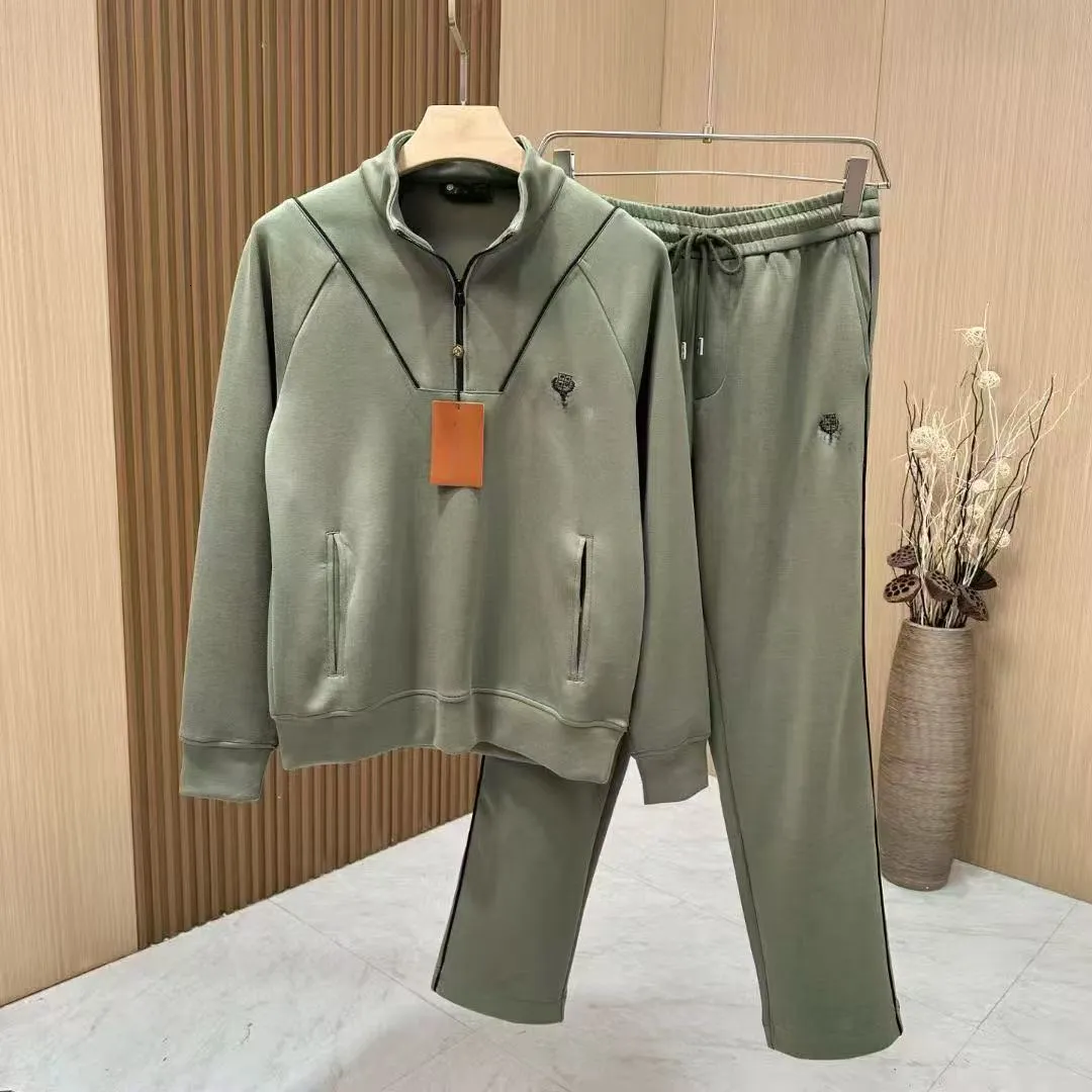 Old Money Aesthetic Tracksuit Set Unisex Stand Collar Casual Matching ...