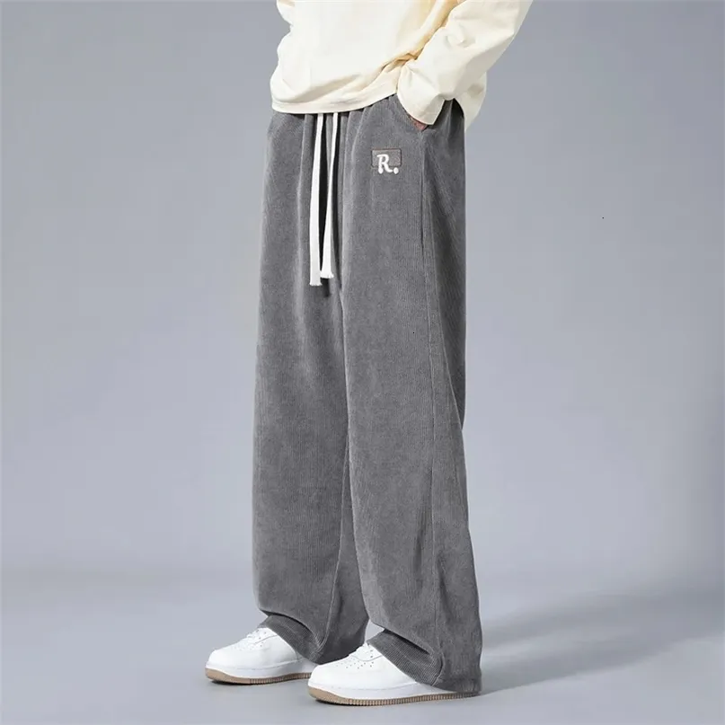 Spring Men's Casual Pants: Quality Couple Wide Leg Breathable Joggers ...