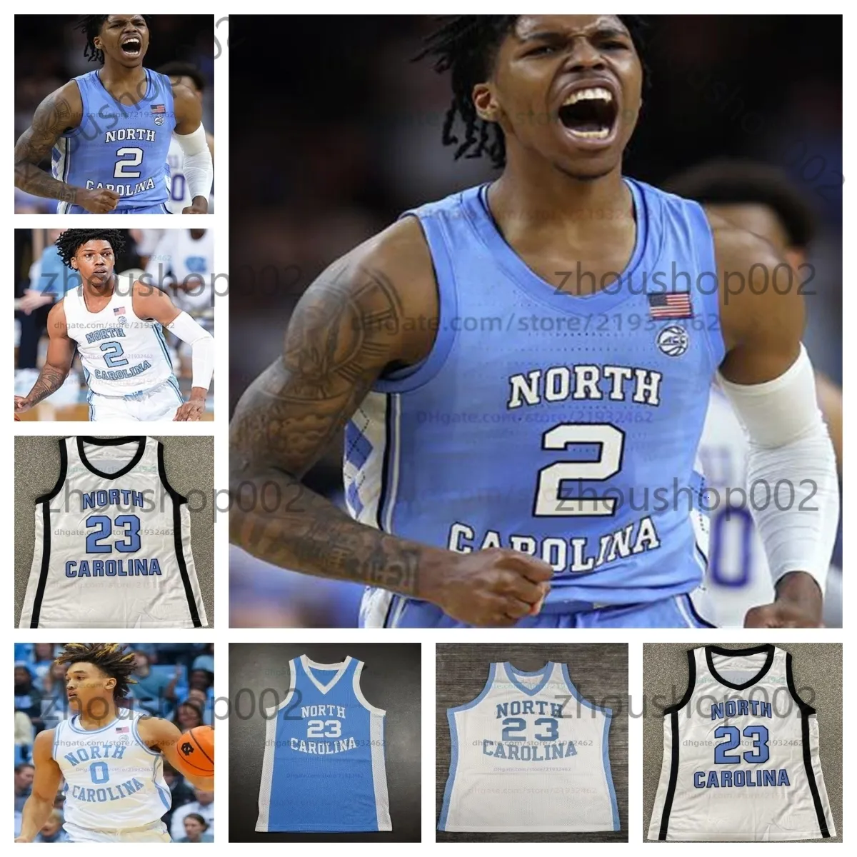 Custom North Carolina Bacot Heels Indiana Basketball Uniforms ...