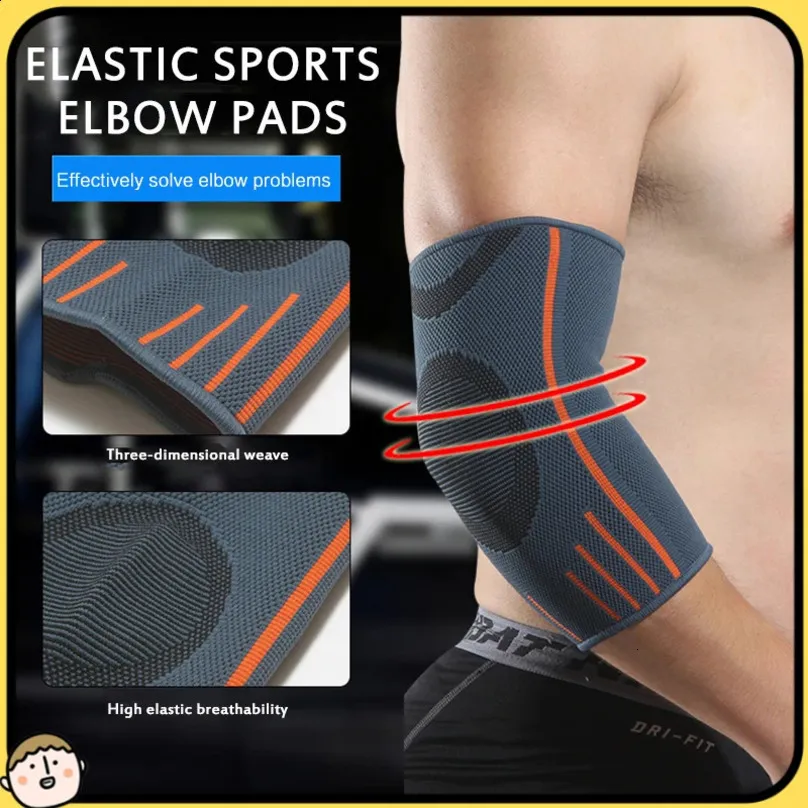 Basketball Elbow Support Compression Sleeve, Elastic Fitness Gym ...