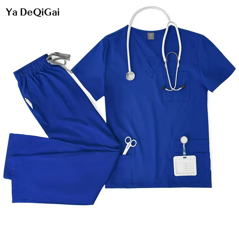 Neutral Scrub Suit For Pharmacist Set For Men Ideal For Laboratory ...