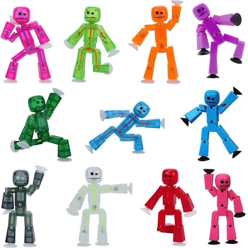 Stickbot Suction Cup Robots Stop Motion Animation Toy For Kids 4 ...