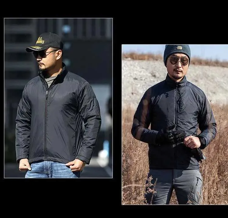 Men's Winter Outdoor Hunting Coat, Thick Heat Reflecting Jacket, Casual ...