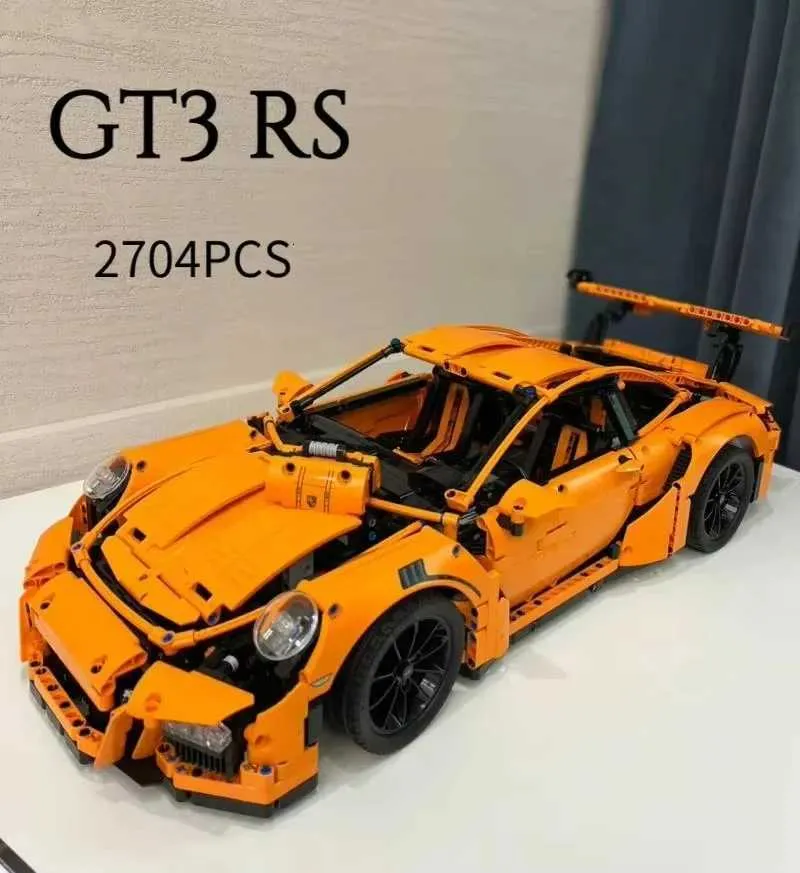 2704-Piece Super RS Technical Car Model Building Brick Set, Children's ...
