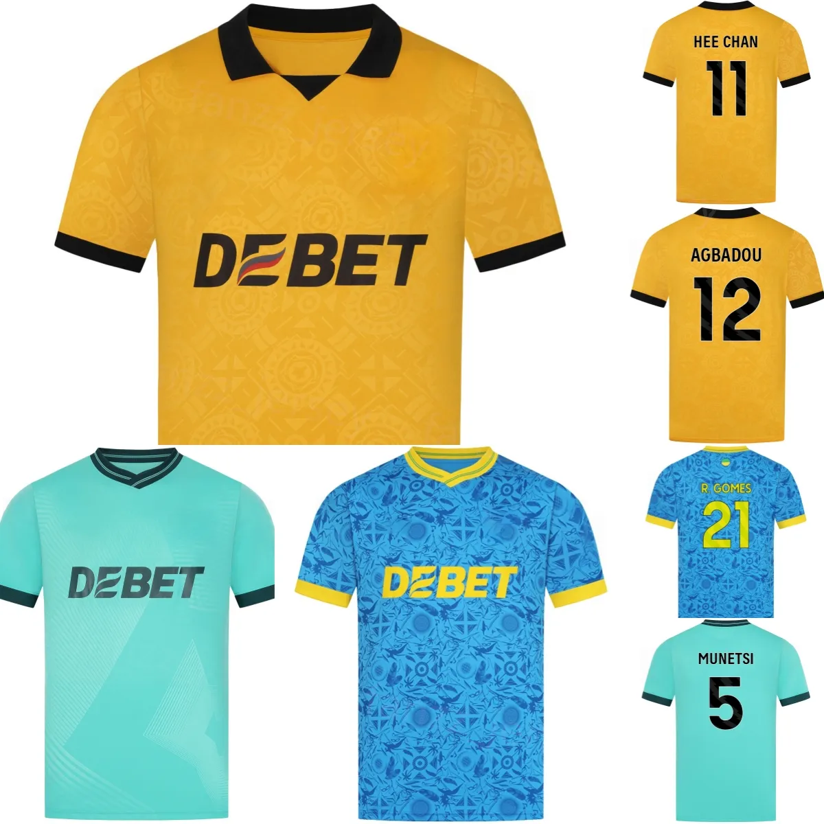Club 6 WOLFE Soccer Jerseys 2025 2026 Men's Football Shirt Kits With ...