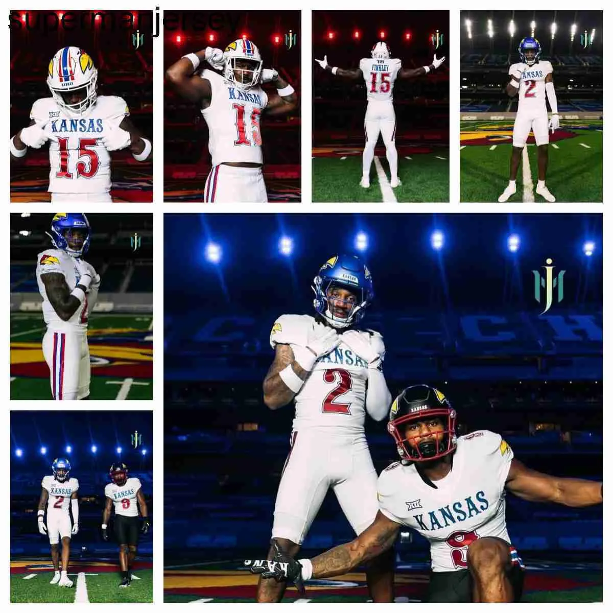 Kansas Custom Youth Football Uniforms 2021 2025 Featuring Jalon Daniels ...