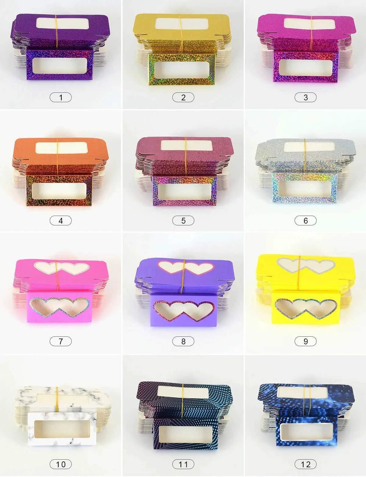 3D Reusable Dramatic Wispy Mink Fake Eyelashes Makeup Strip False ...