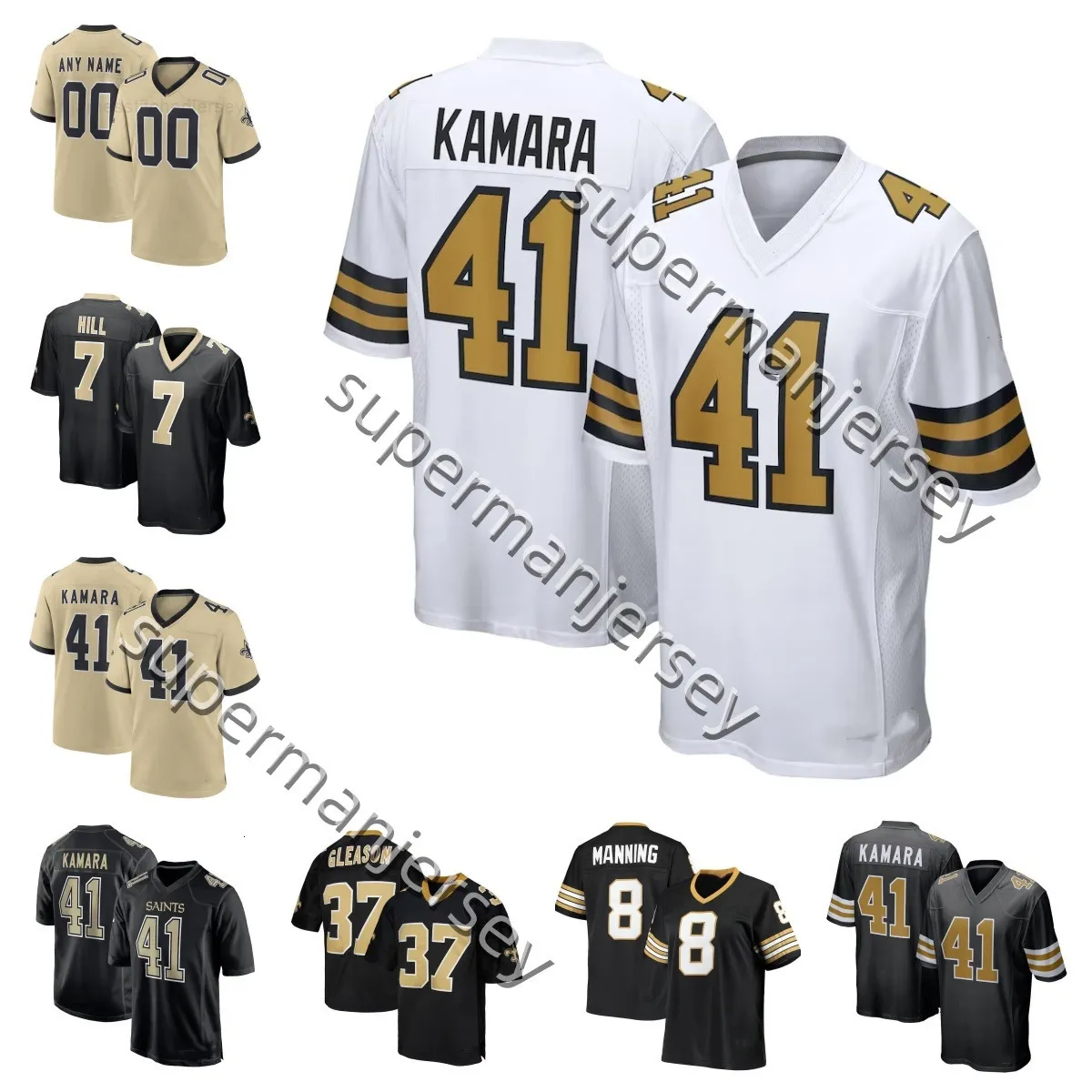 2026 Alvin Kamara Custom Football Jersey S3xl Rashid Shaheed Chris ...