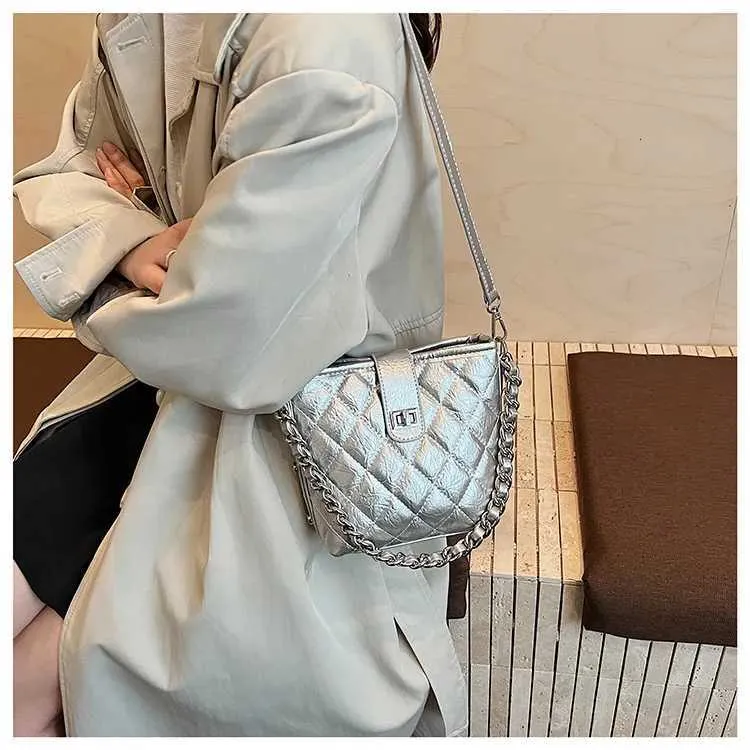 E Shoder Messenger Bag, Multilayer Diamond Design, Women's Bag, New ...
