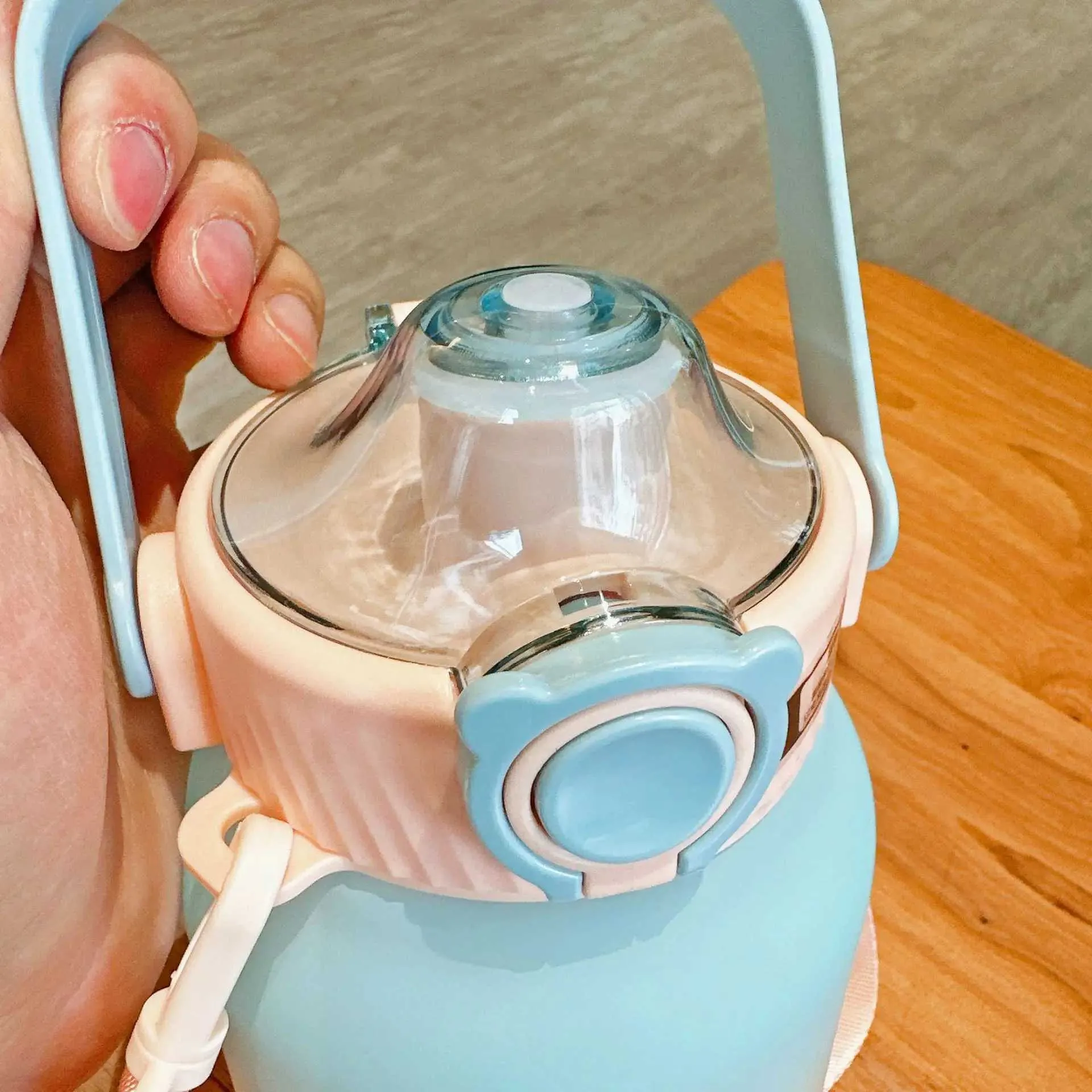 Kpop Demon Hunters Large Belly Water Cup with Cartoon Letter Print ...