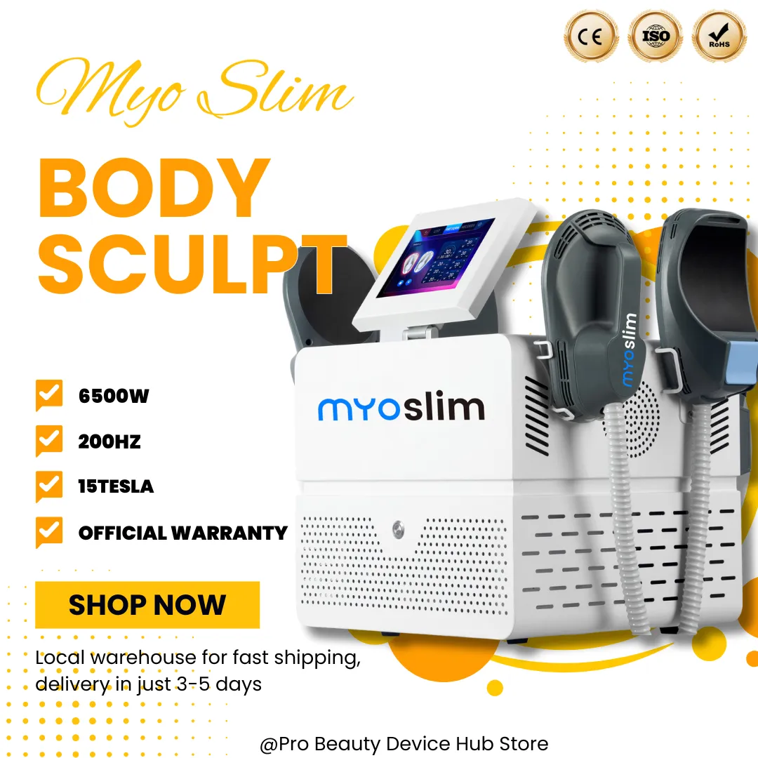 EMS RF 6500W Electrical Muscle Stimulation Equipment with Myoslim ...