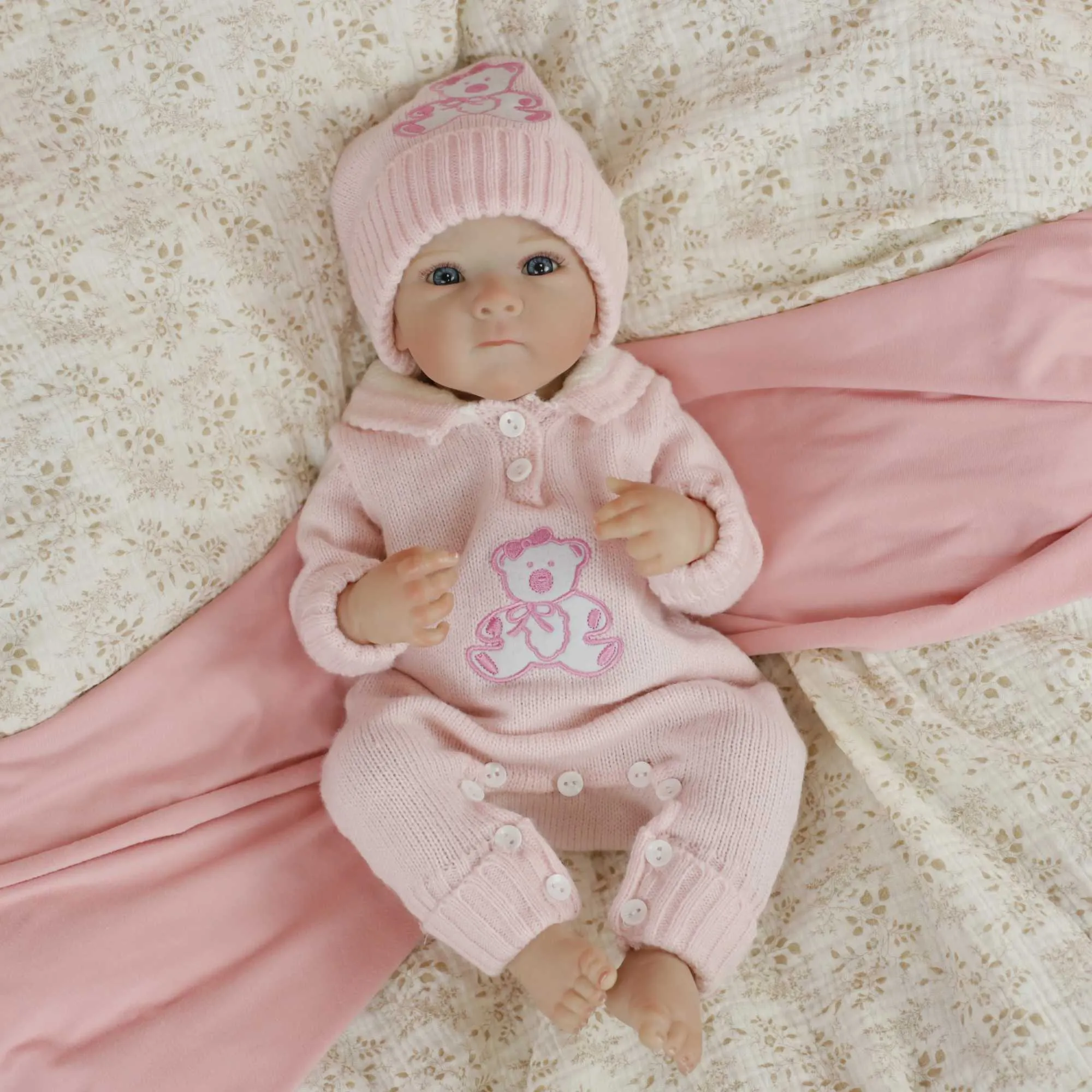 18 Inch Reborn Baby Girl Doll Bettie, Full Body Soft Silicone Vinyl ...