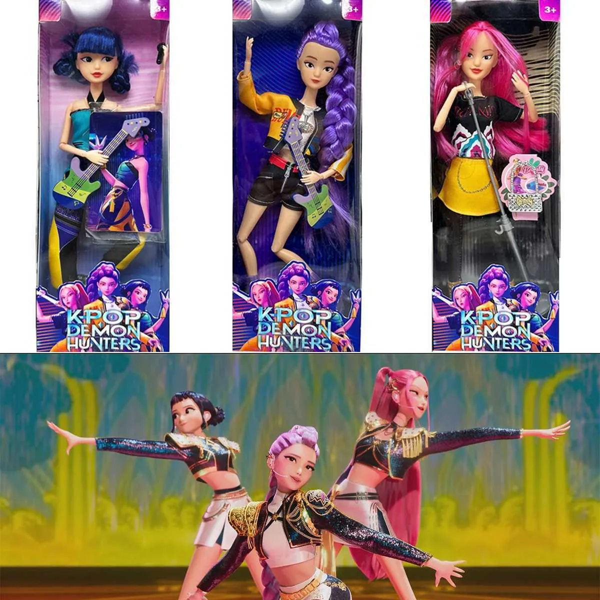 Anime KPop Demon Hunters Vinyl Dolls Rumi, Mira,... Van ƒ19.13 | DHgate