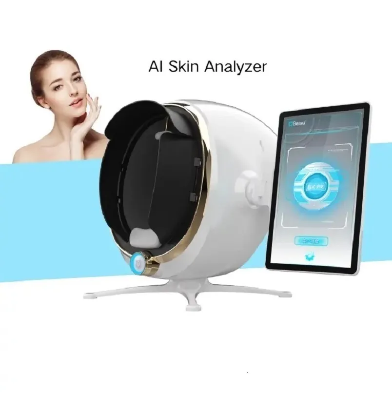 3D Skin Scanner Care Facial Analyzer Monitor Machine Magic Mirror ...