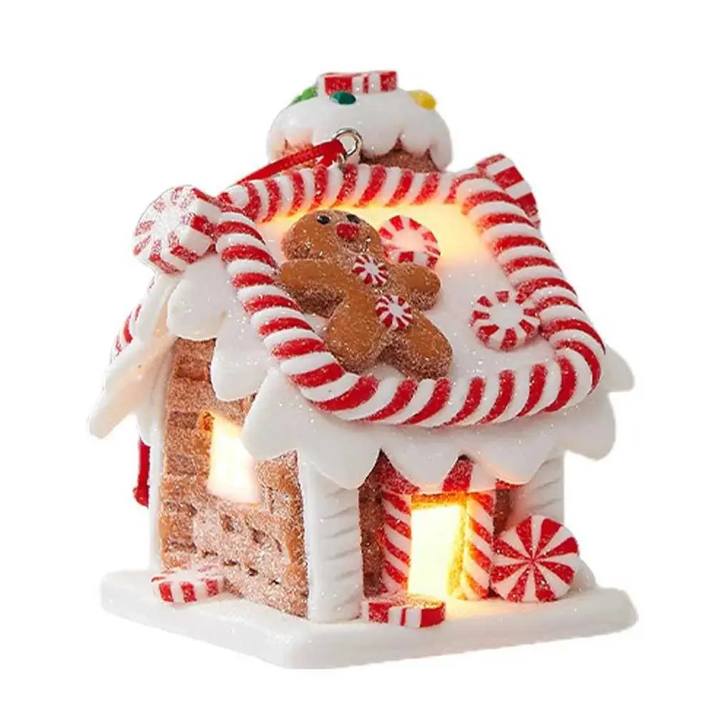 Light Up Gingerbread House Tree Topper Soft Clay Fairy Tale A Candy ...