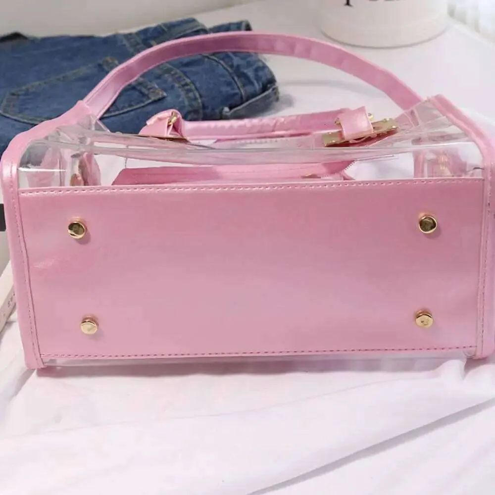 Designer Transparent Jelly Crossbody Bag: Luxury PVC Square Summer ...