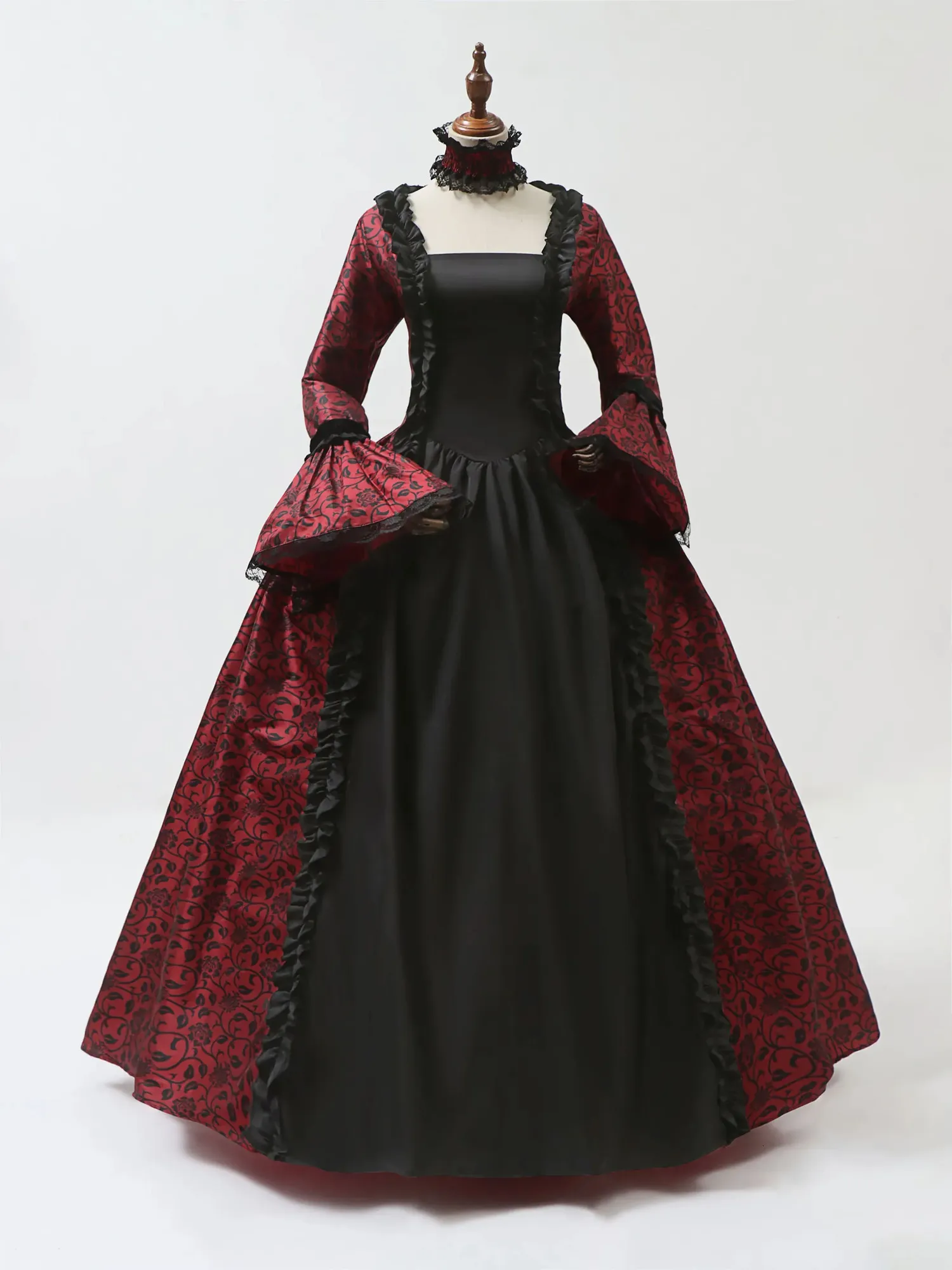 Cosplay Marie Antoinette Dress Victorian Flare Sleeve Renaissance Gown ...