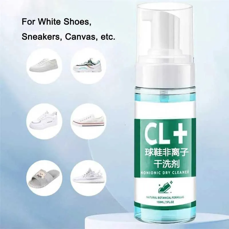 150ml Sneaker Dry Cleaning Agent White Shoe Cleaner Nowashing Foam ...