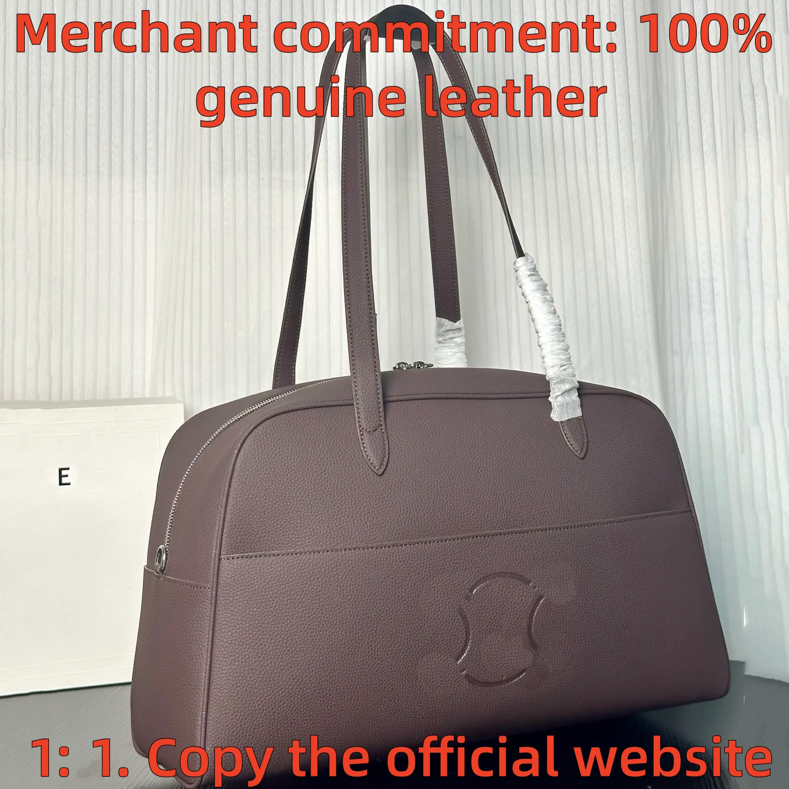 Mirror Quality Designer Bowling Bag: Top Quality Genuine Leather Duffle ...