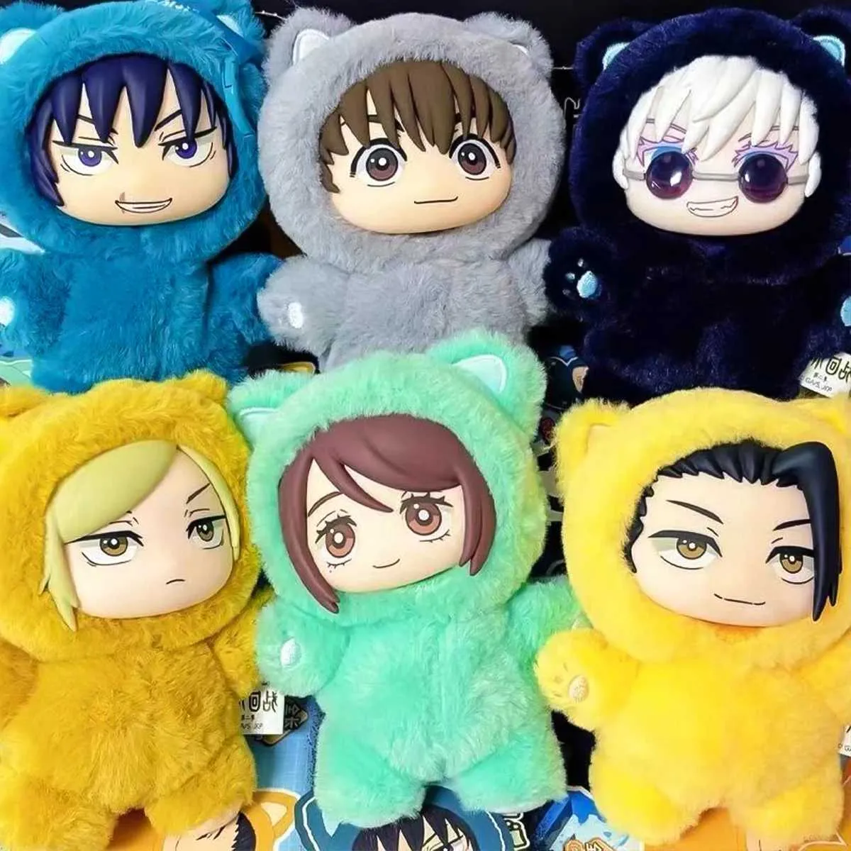 In Stock 2025 Genuine Eaki Jujutsu Kaisen Season 2 Cat Park Party Gojo ...