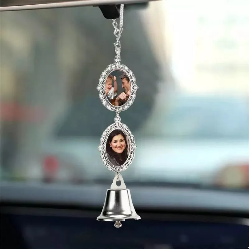 Sublimation Christmas Decorations Memorial Tree Ornaments Alloy Jingle ...